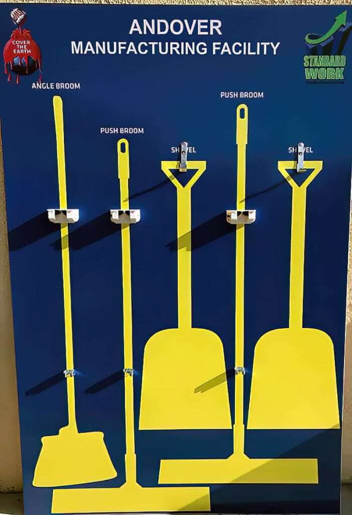 Manufacturing 5S Cleaning Housekeeping Station Shadow Boards