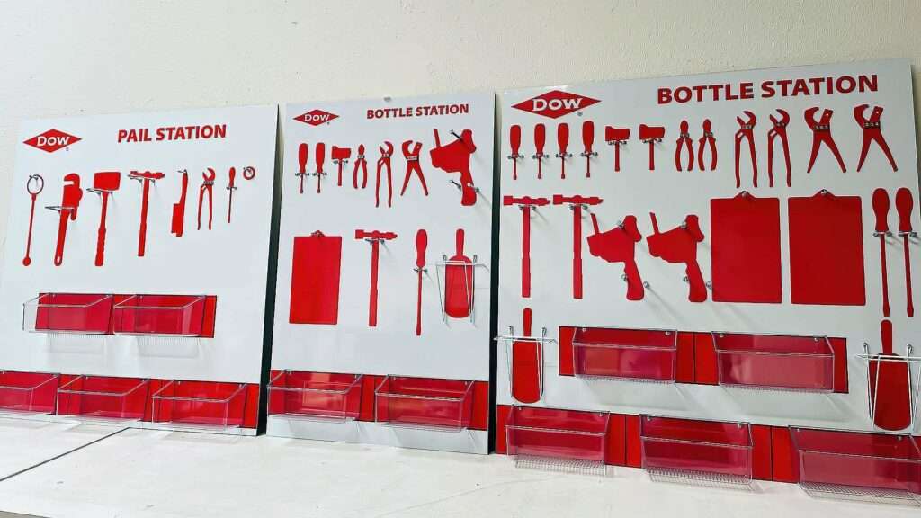 Lean 5S Fully Customized Shadow Boards | Lean 5S Products